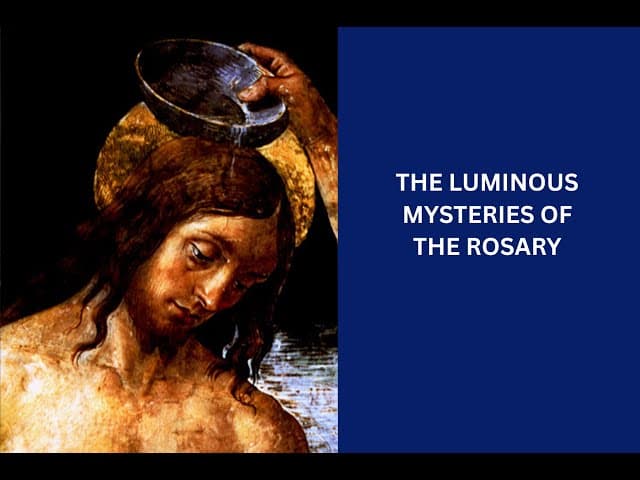 The Luminous Mysteries of the Rosary - Daily TV Mass | Christendom