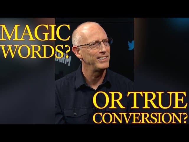 Scott Adams: Real Conversion or Just Hedging Bets? - Avoiding Babylon ...