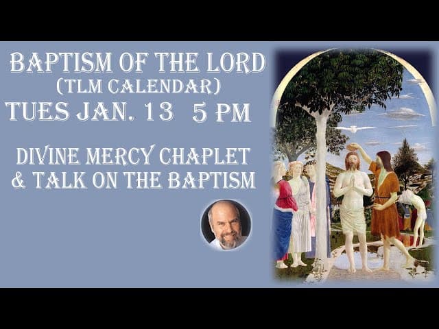Tuesday January 13, 2026--3 PM EST- - Divine Mercy Chaplet and Talk on ...
