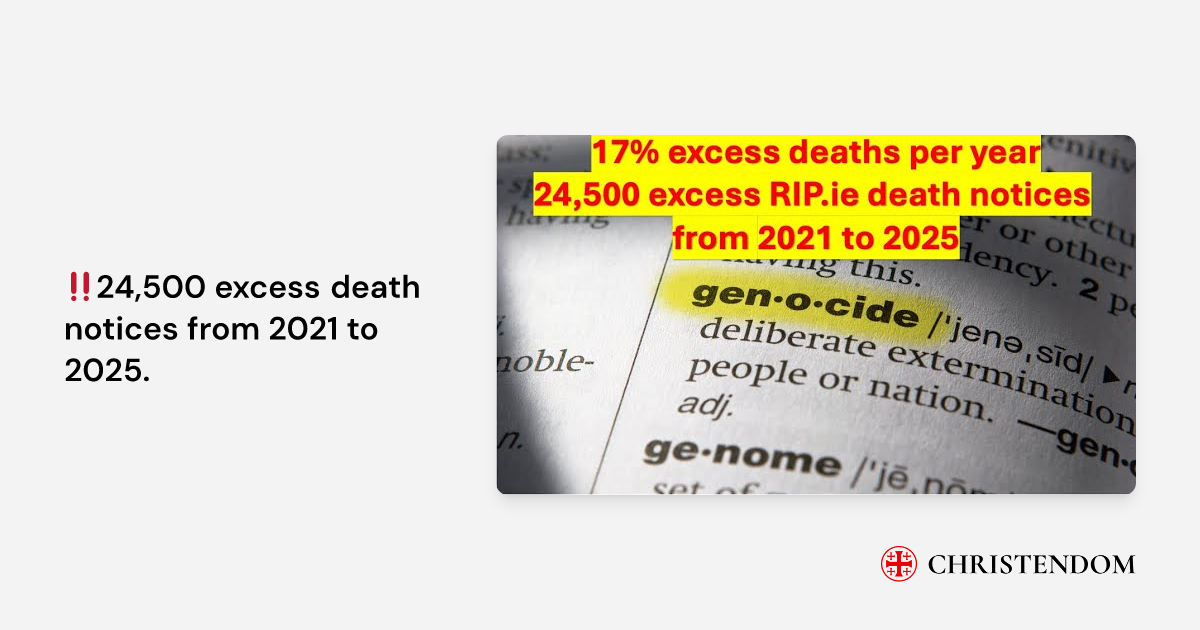 ‼️24,500 excess death notices from 2021 to 2025. - Decrevi Determined ...