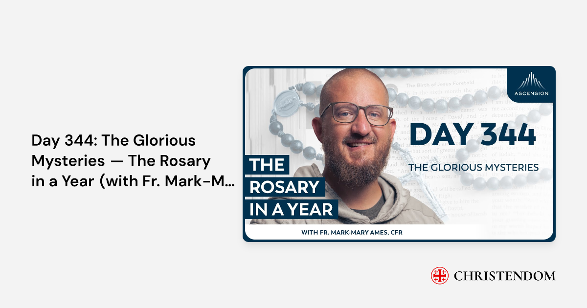 Day 344: The Glorious Mysteries — The Rosary in a Year (with Fr. Mark ...