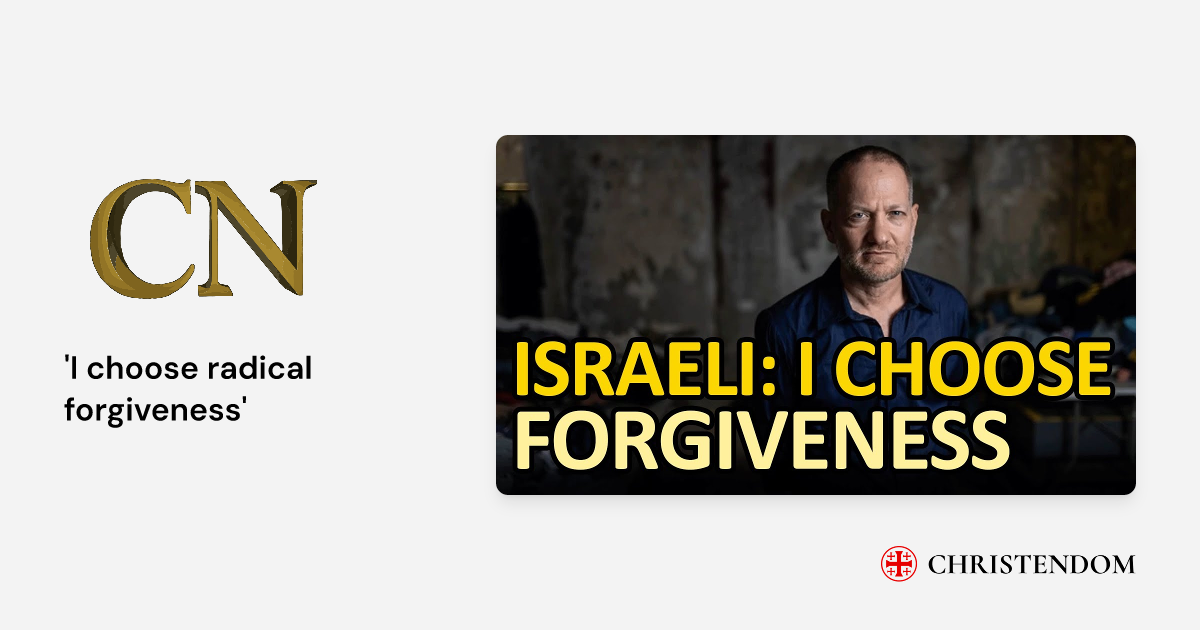 'I choose radical forgiveness' - Christine Niles | Christendom