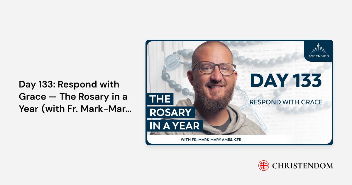 Day 133: Respond with Grace — The Rosary in a Year (with Fr. Mark-Mary ...