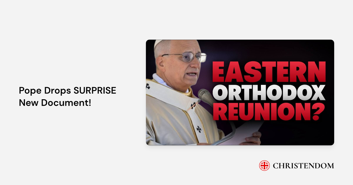 Pope Drops SURPRISE New Document! - Scholastic Answers | Christendom