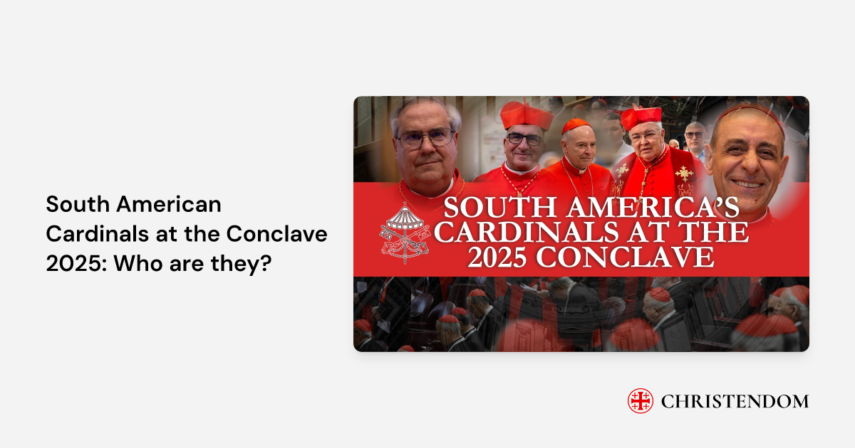 South American Cardinals at the Conclave 2025: Who are they? - EWTN ...