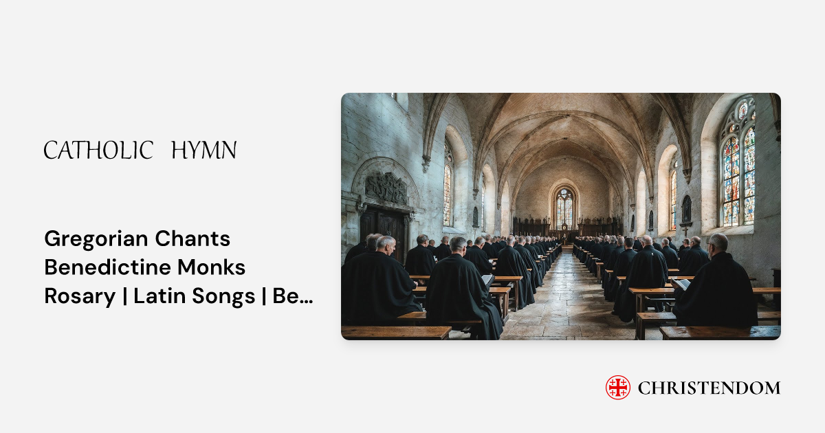 Gregorian Chants Benedictine Monks Rosary | Latin Songs | Best Catholic ...