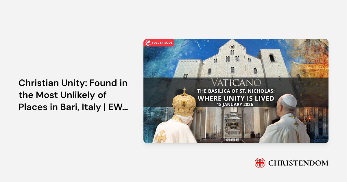 Christian Unity: Found in the Most Unlikely of Places in Bari, Italy ...