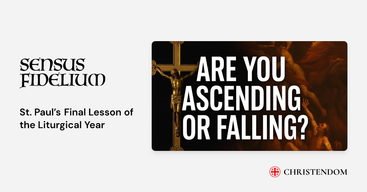 St. Paul’s Final Lesson of the Liturgical Year - Sensus Fidelium ...