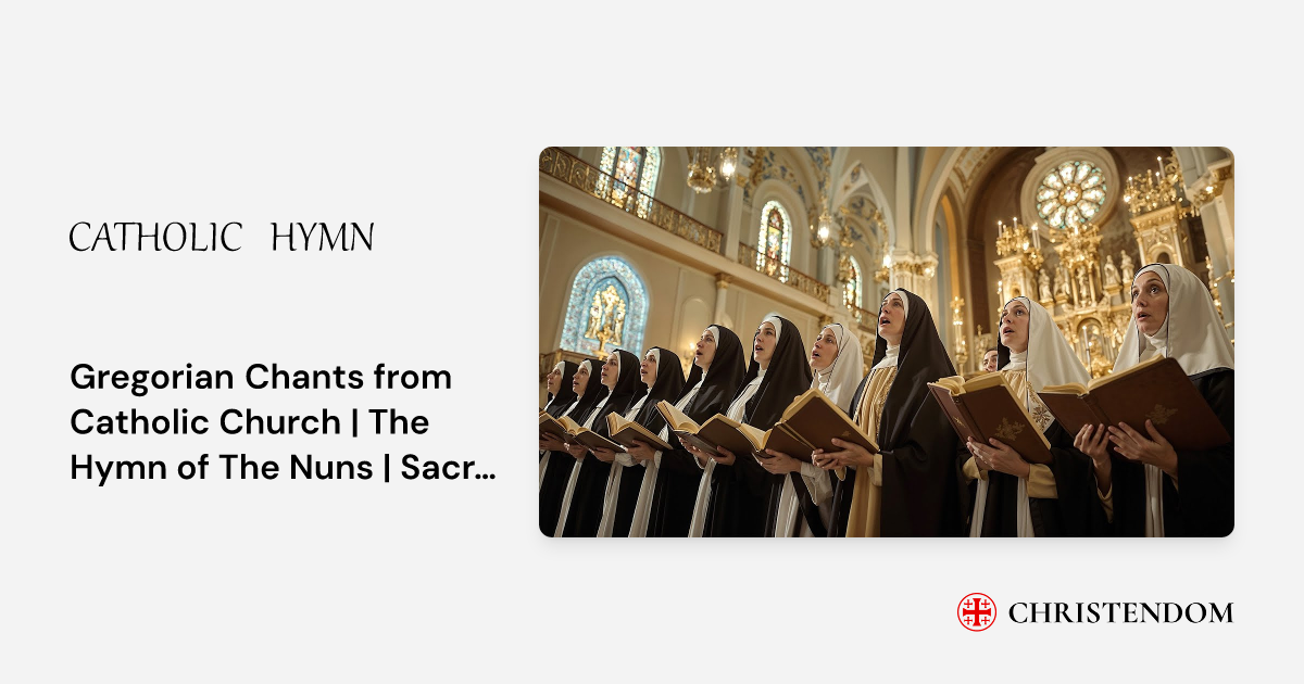 Gregorian Chants from Catholic Church | The Hymn of The Nuns | Sacred ...