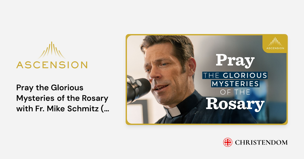 Pray the Glorious Mysteries of the Rosary with Fr. Mike Schmitz (Sacred ...