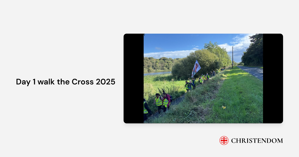 Day 1 walk the Cross 2025 - Decrevi Determined to be Catholic ...