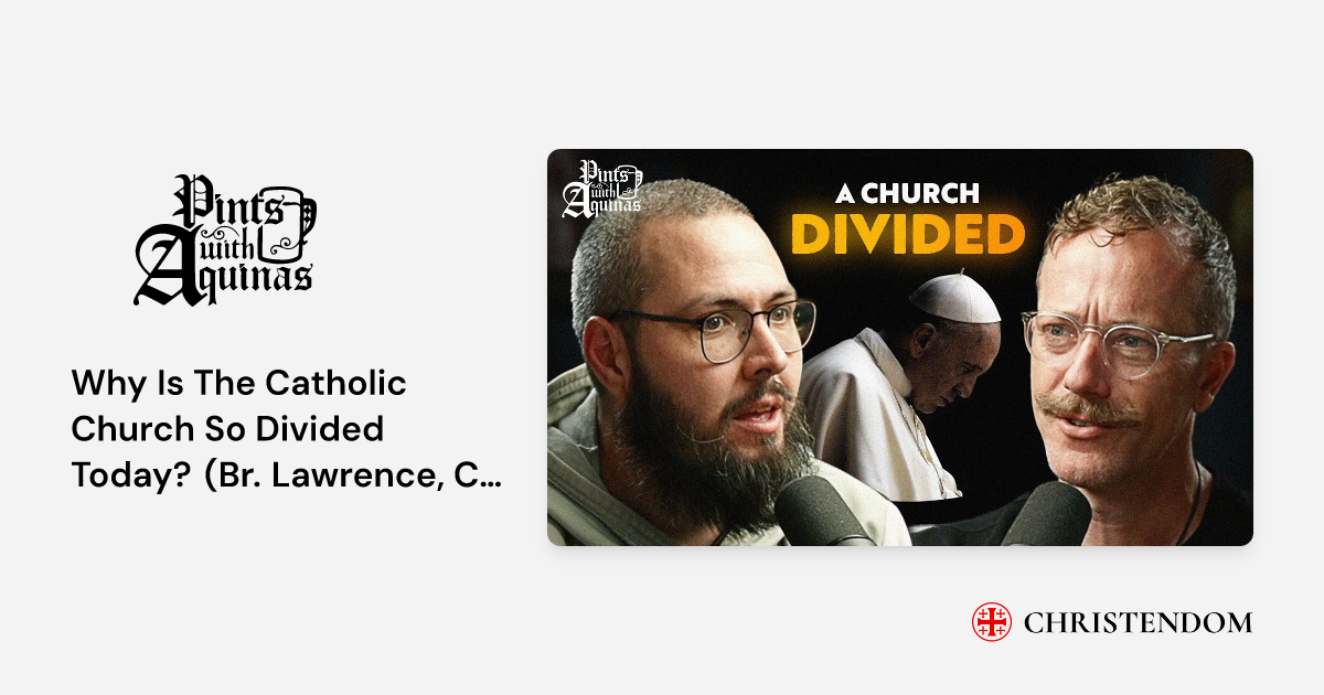 Why Is The Catholic Church So Divided Today? (Br. Lawrence, C.F.R ...