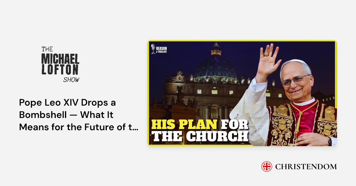 Pope Leo XIV Drops a Bombshell — What It Means for the Future of the ...