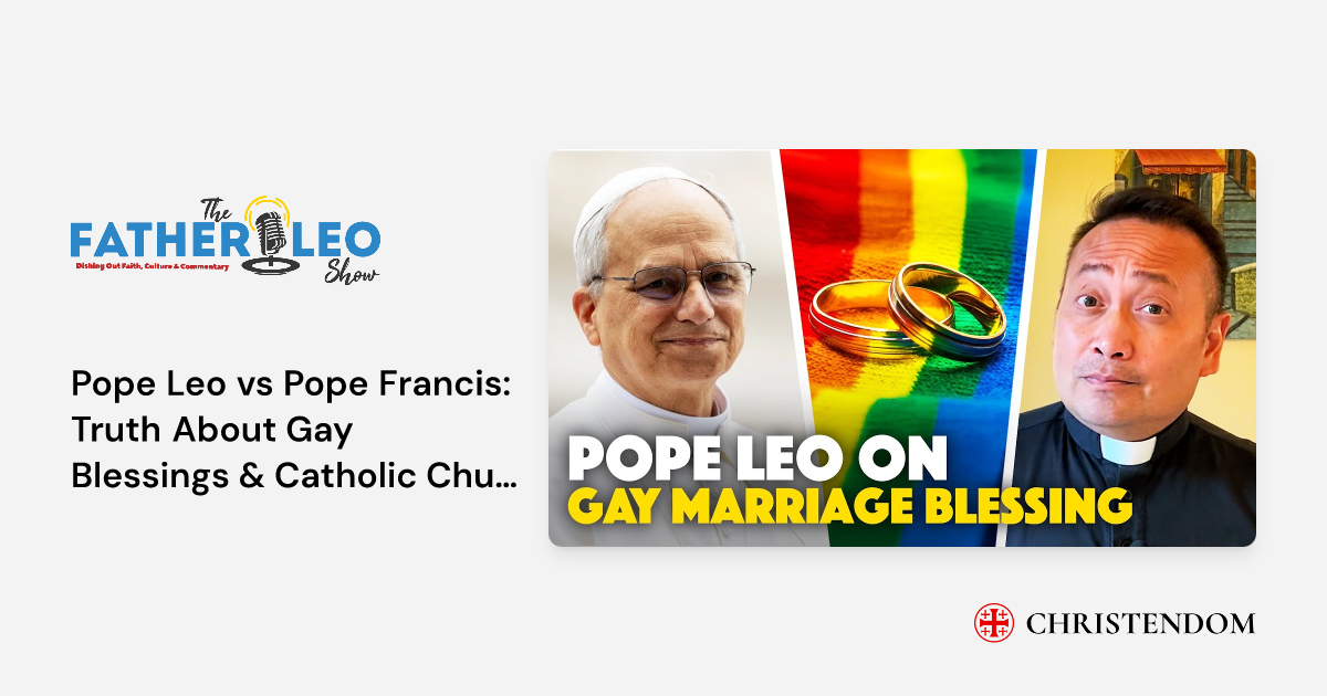 Pope Leo vs Pope Francis: Truth About Gay Blessings & Catholic Church ...