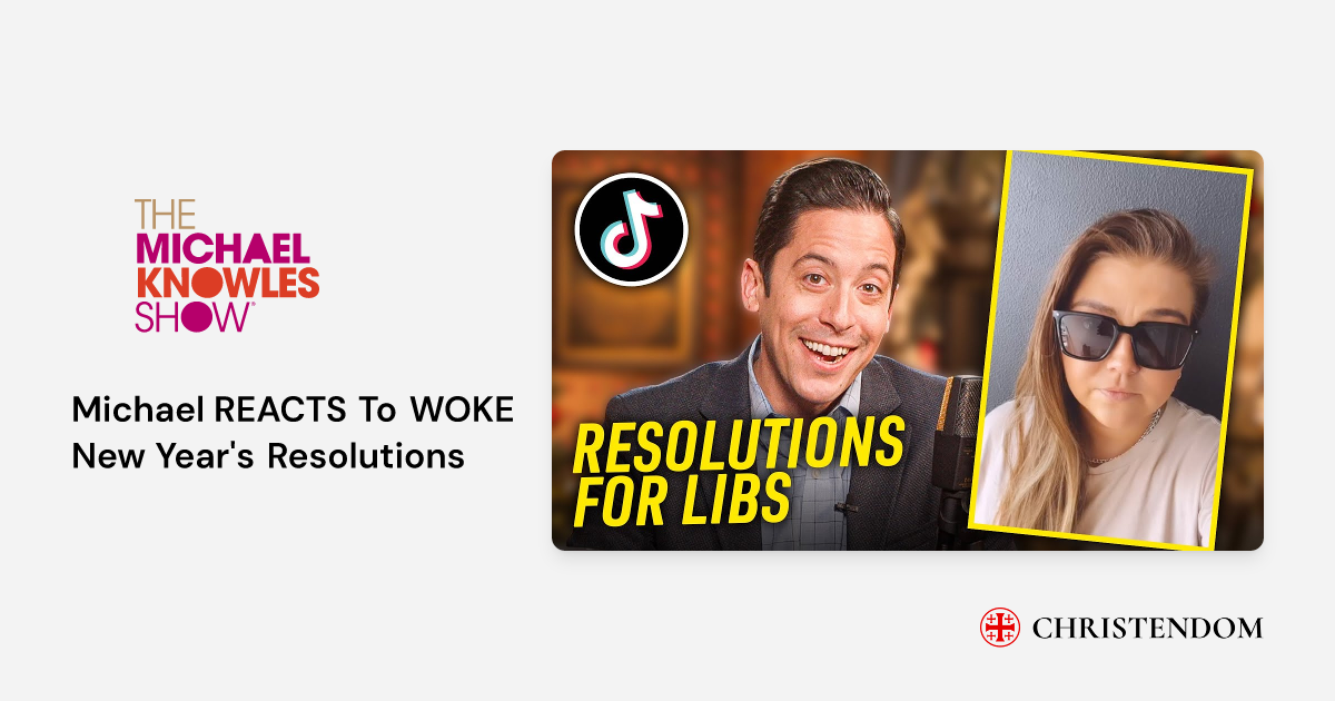 Michael REACTS To WOKE New Year's Resolutions - Michael Knowles ...